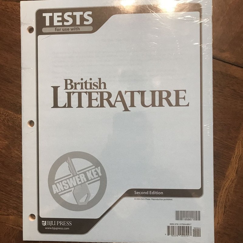 British Literature Teacher Book Set Grd 12 2nd Edition (2 Books) by