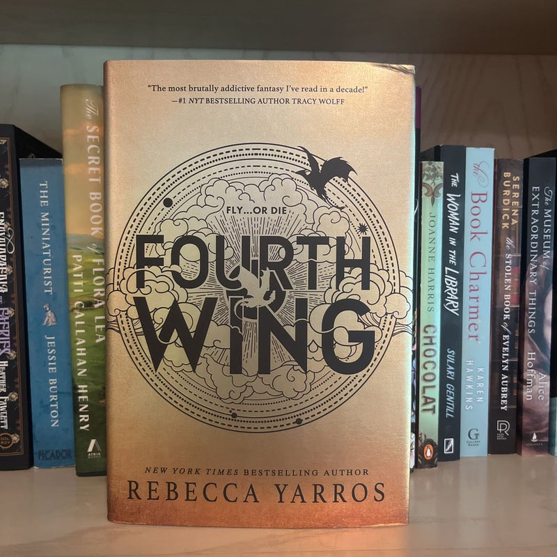 *Signed* first edition Fourth Wing by Rebecca Yarros, Hardcover ...