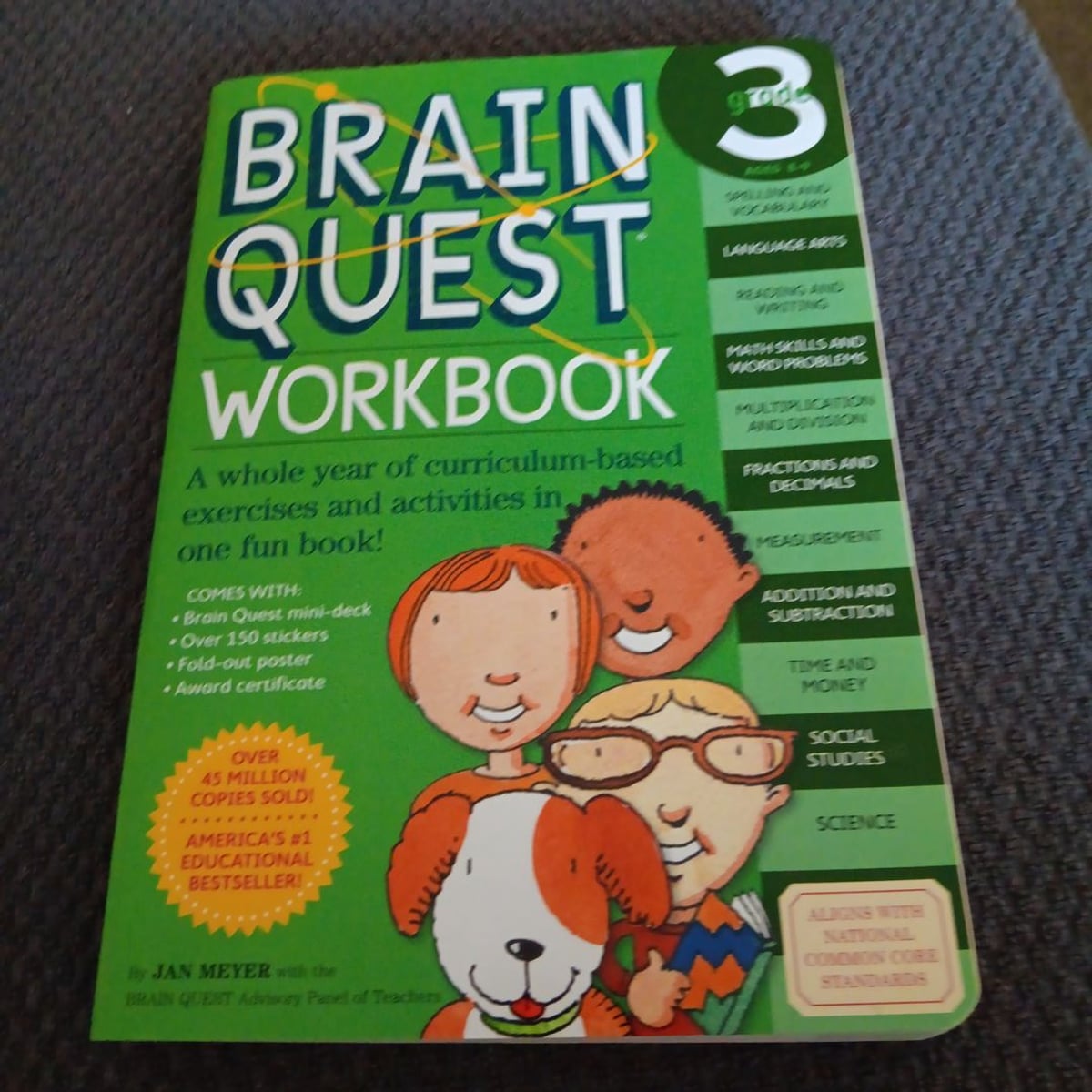 Brain Quest Workbook: 3rd Grade by Janet A. Meyer
