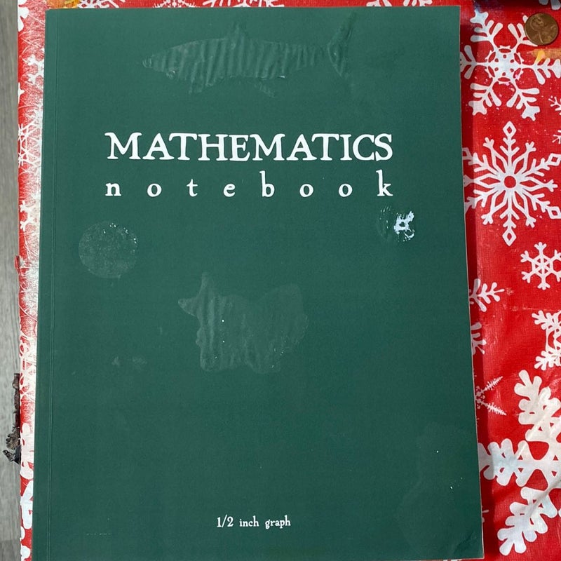 Math Graph Paper Notebook by Megan Van Sipe