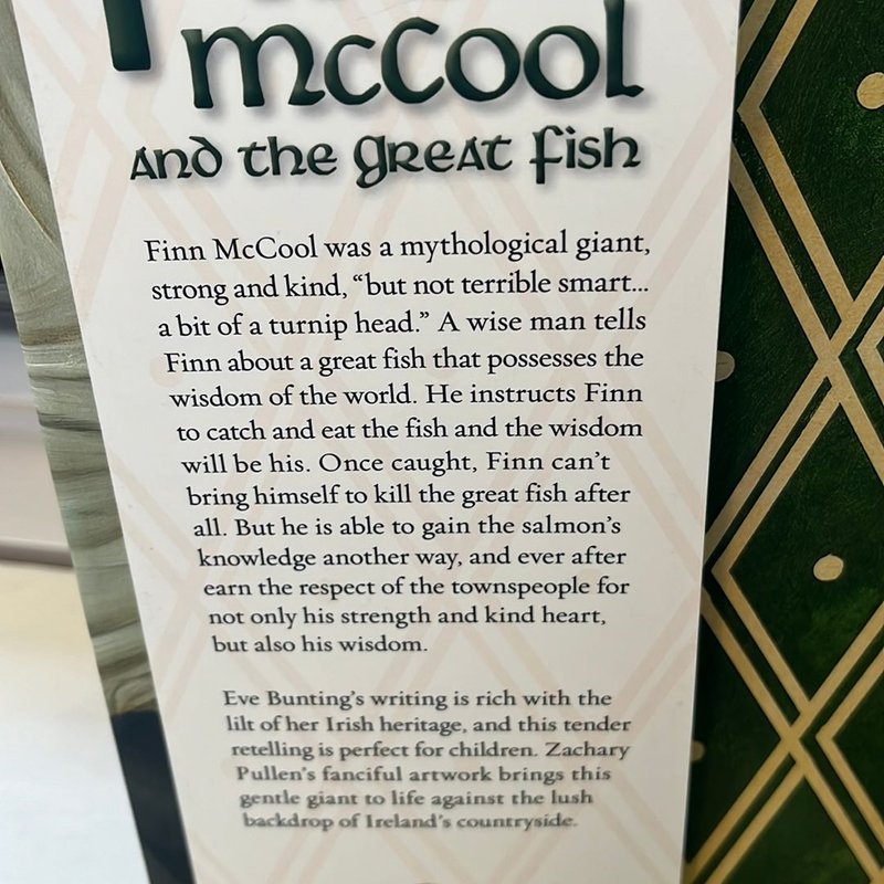 Finn Mccool and the Great Fish by Eve Bunting, Hardcover | Pangobooks
