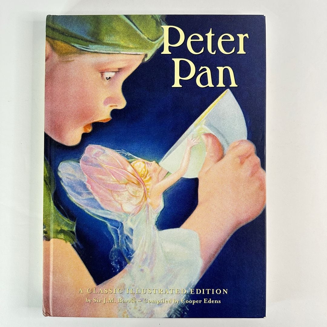 Peter Pan-A Classic Illustrated Edition by Sir J.M. Barrie, Hardcover ...