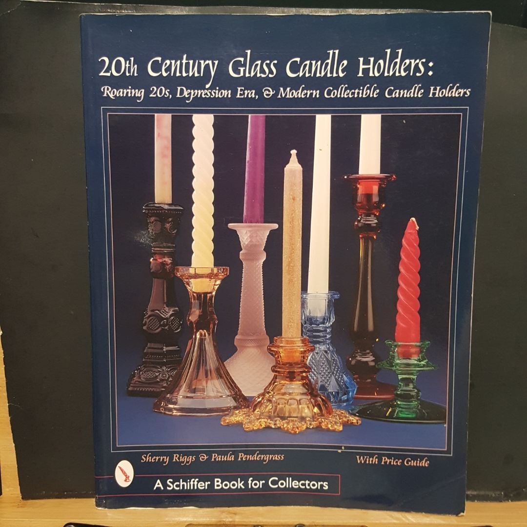 20th Century Glass Candle Holders by Sherry Riggs