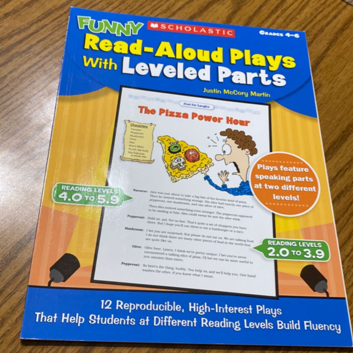 Funny Read-Aloud Plays with Leveled Parts by Justin McCory Martin