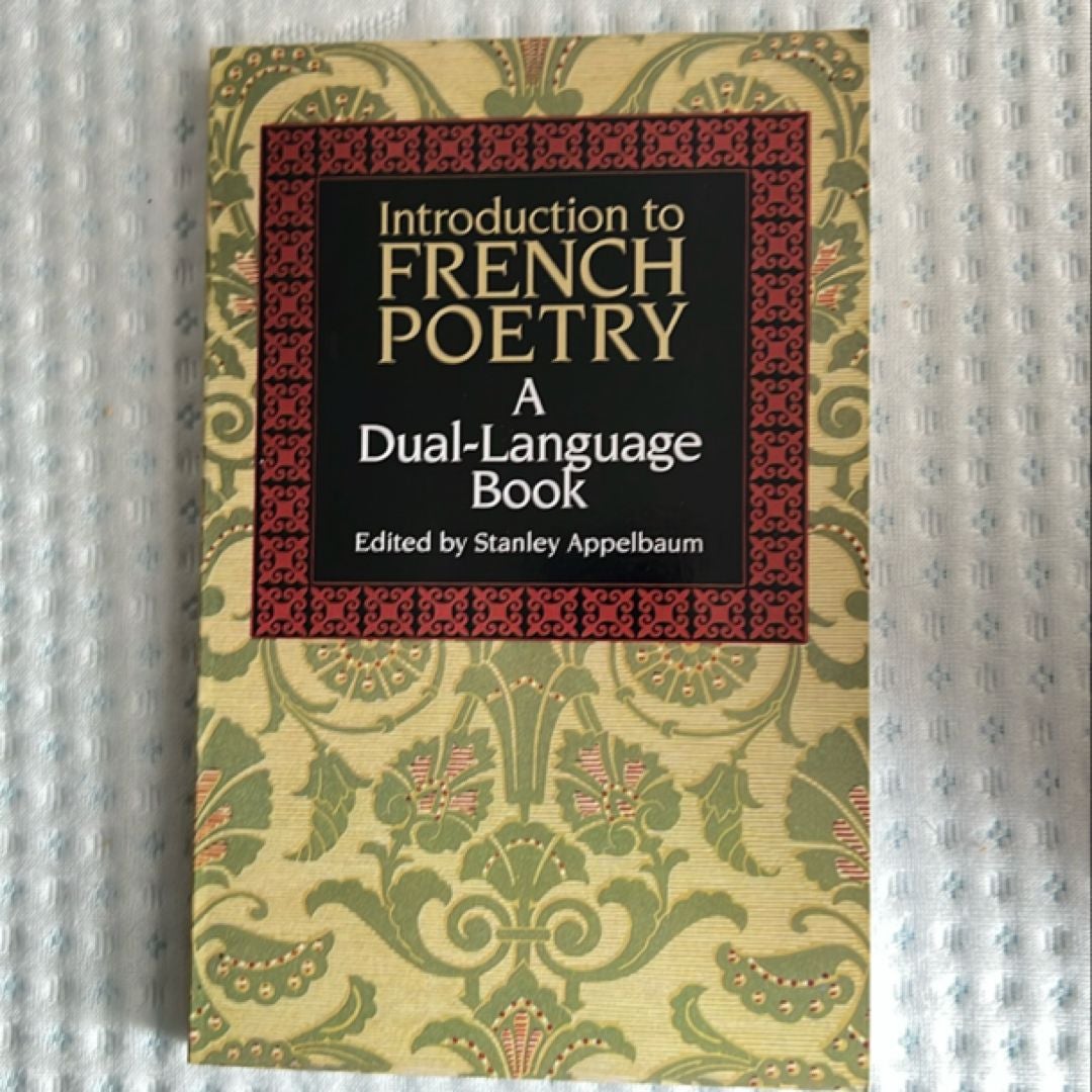 Introduction to French Poetry by Stanley Appelbaum