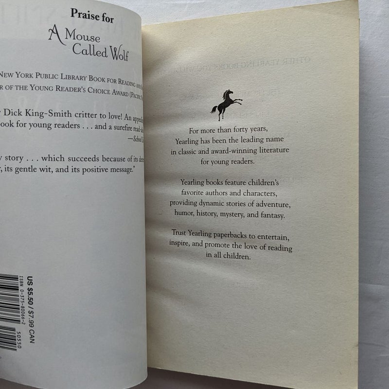 A Mouse Called Wolf by Dick King-Smith