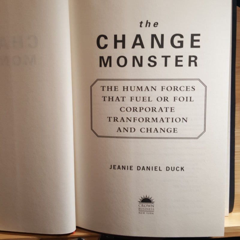 The Change Monster by Jeanie Daniel Duck, Hardcover | Pangobooks