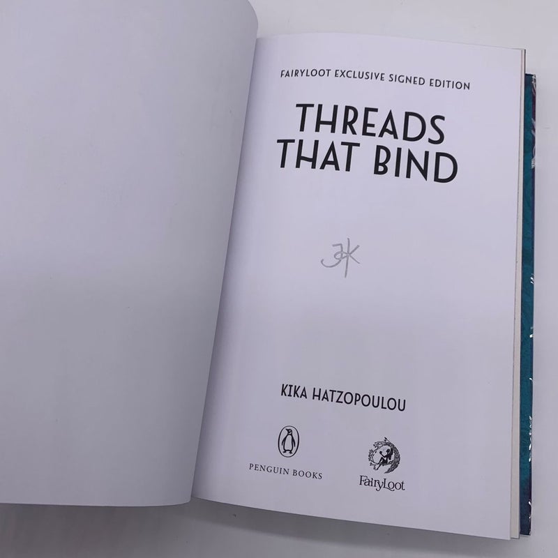 Fairyloot Exclusive Threads That Bind Signed Sprayed Edge by Kika ...