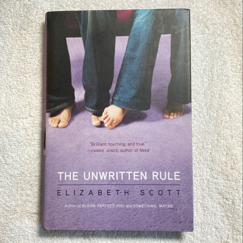 The Unwritten Rule by Elizabeth Scott