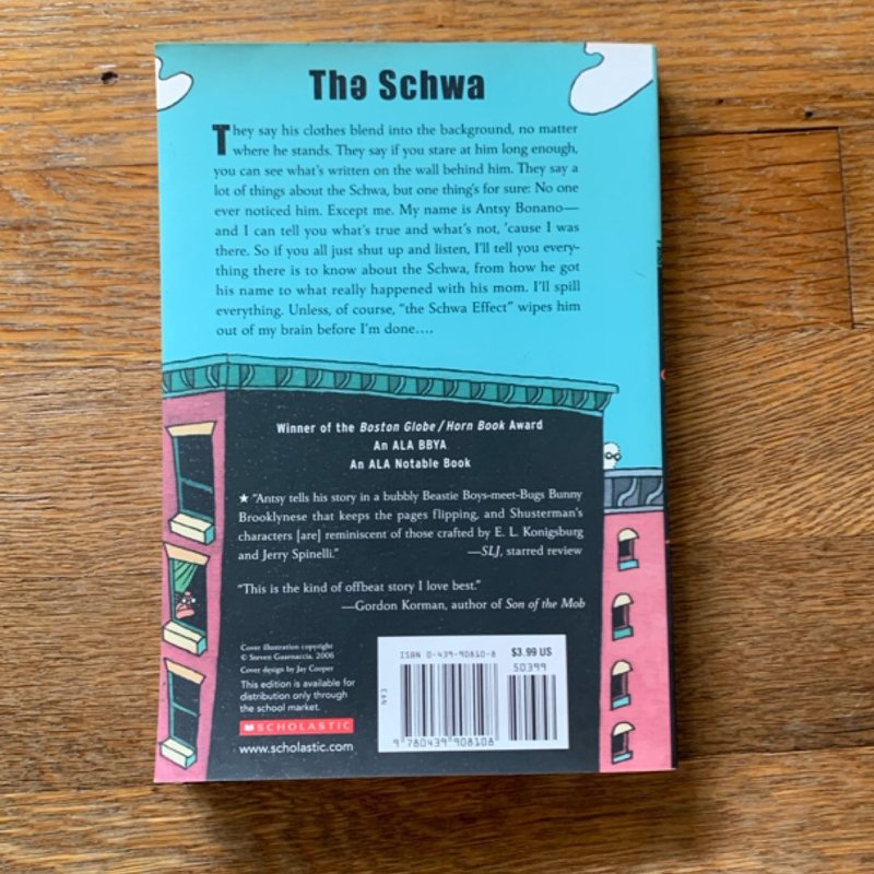 The Schwa Was Here by Neal Shusterman