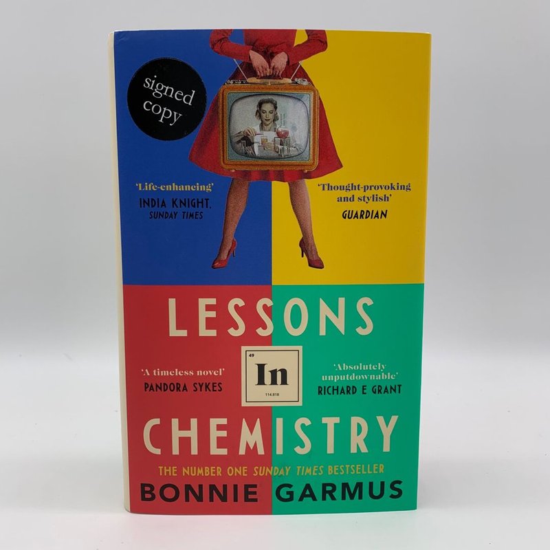 Waterstones Exclusive Lessons in Chemistry Signed Sprayed Edges by ...