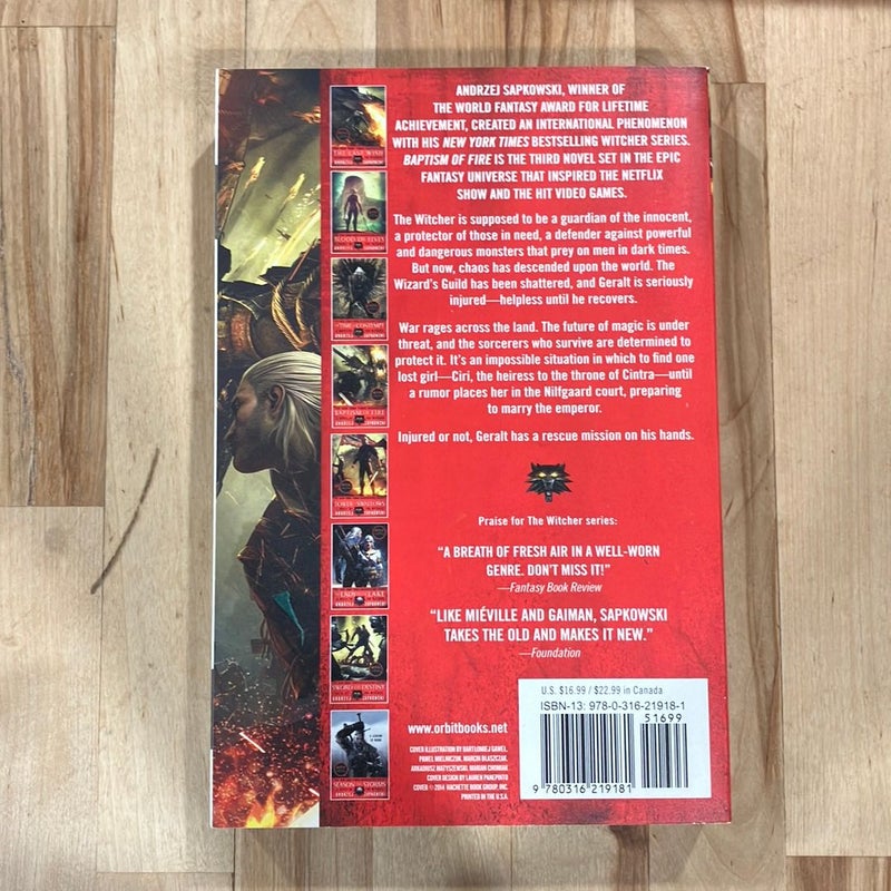 The Witcher Boxed Set: Blood of Elves, the Time of Contempt, Baptism of ...