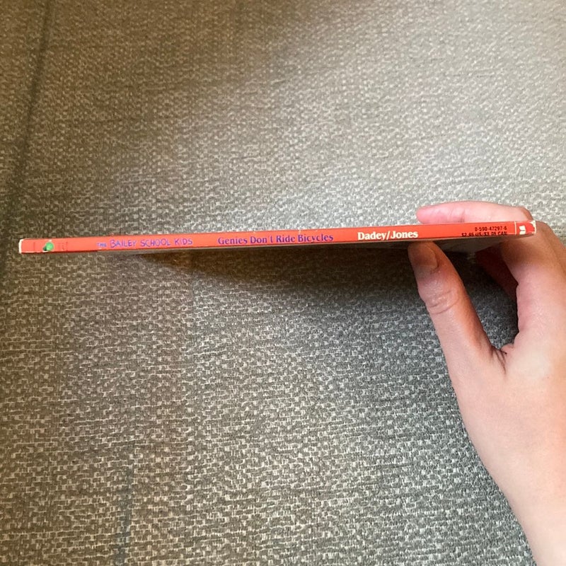 Genies Don't Ride Bicycles by Debbie Dadey; Marcia Jones, Paperback ...