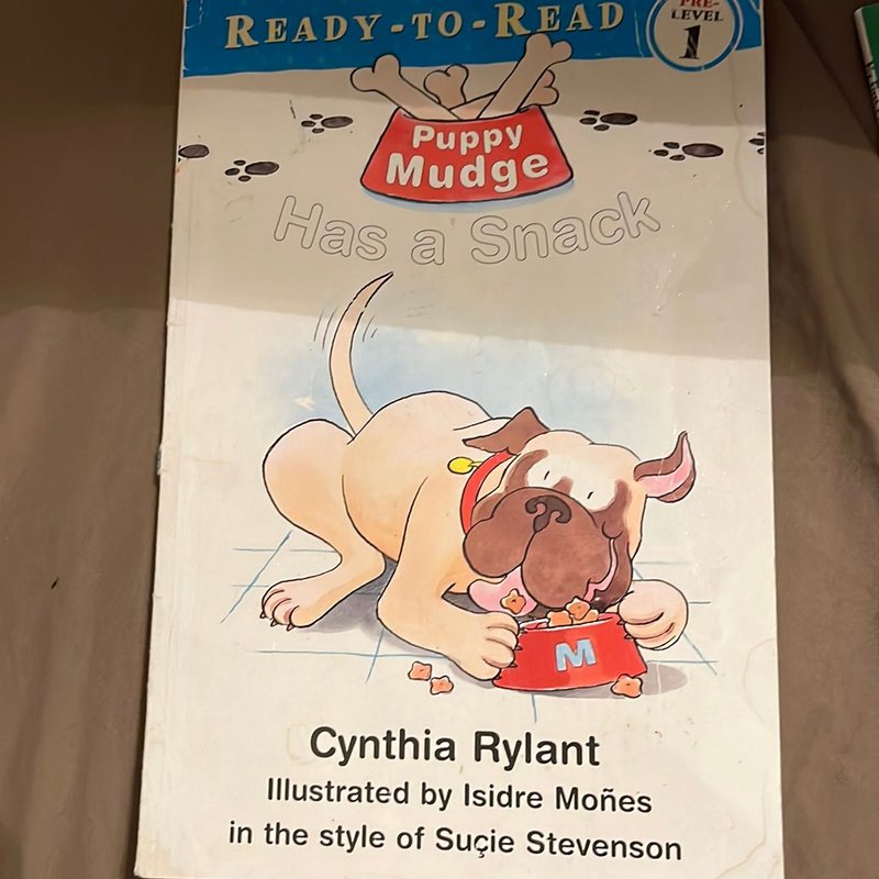 Puppy Mudge Has a Snack by Cynthia Rylant, Suçie Stevenson, Suçie Stevenson
