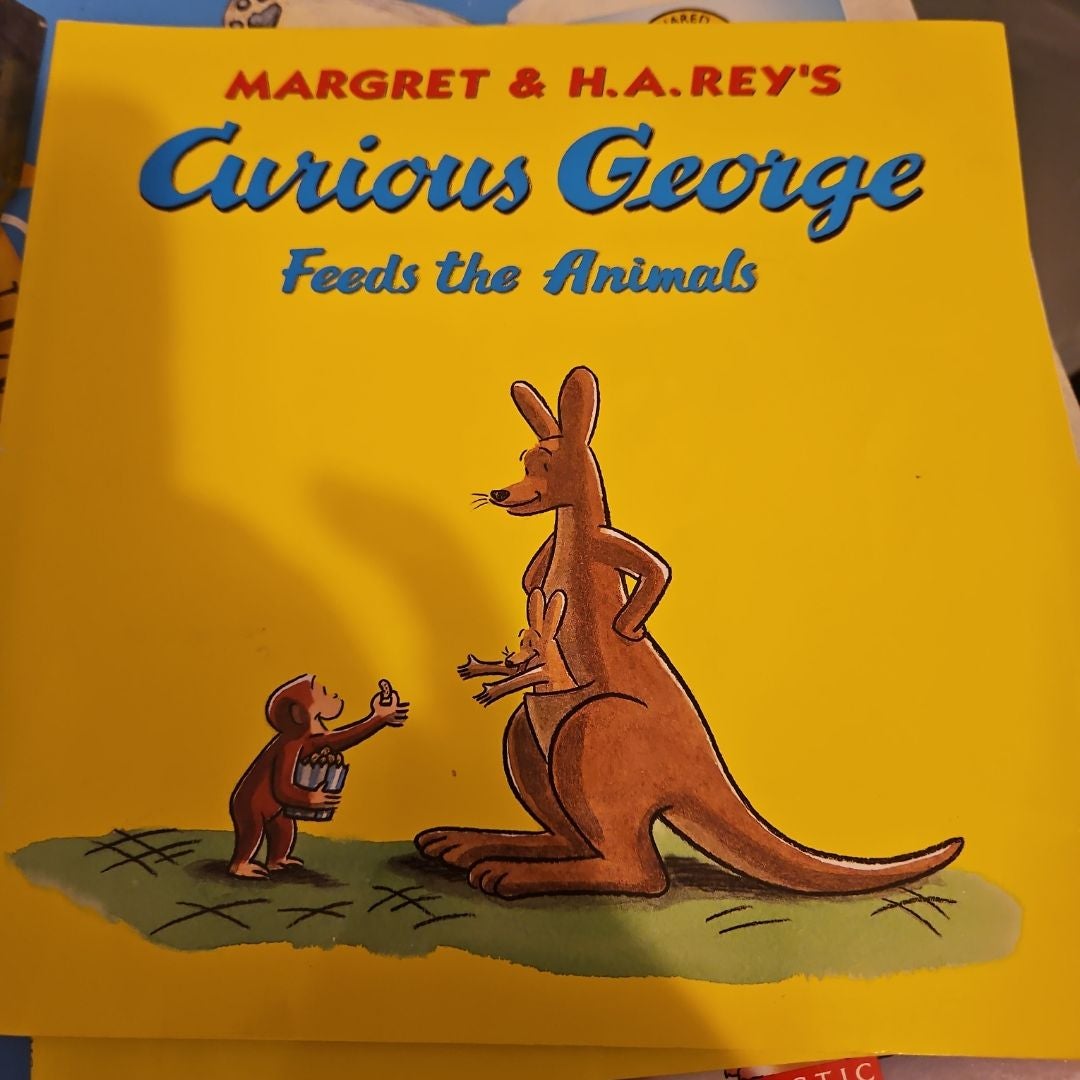 Curious George Feeds the Animals (8x8 with Stickers) by H. A. Rey ...
