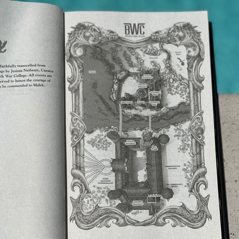 FOURTH WING First Edition with Sprayed and Stenciled Edges by Rebecca ...