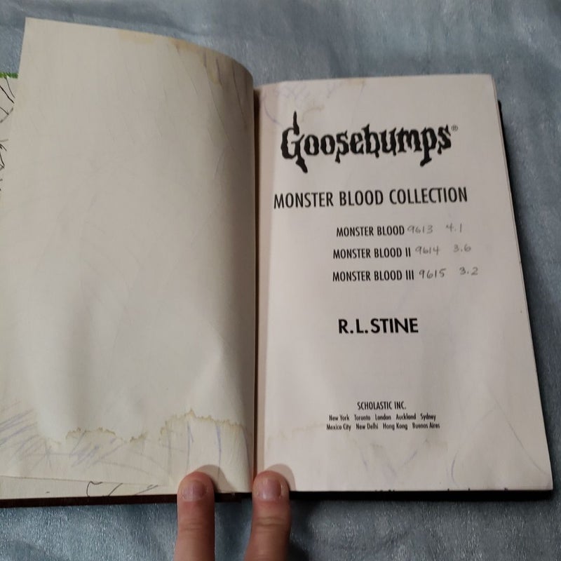 Goosebumps Monster Blood Collection by R.L. Stine, Hardcover | Pangobooks