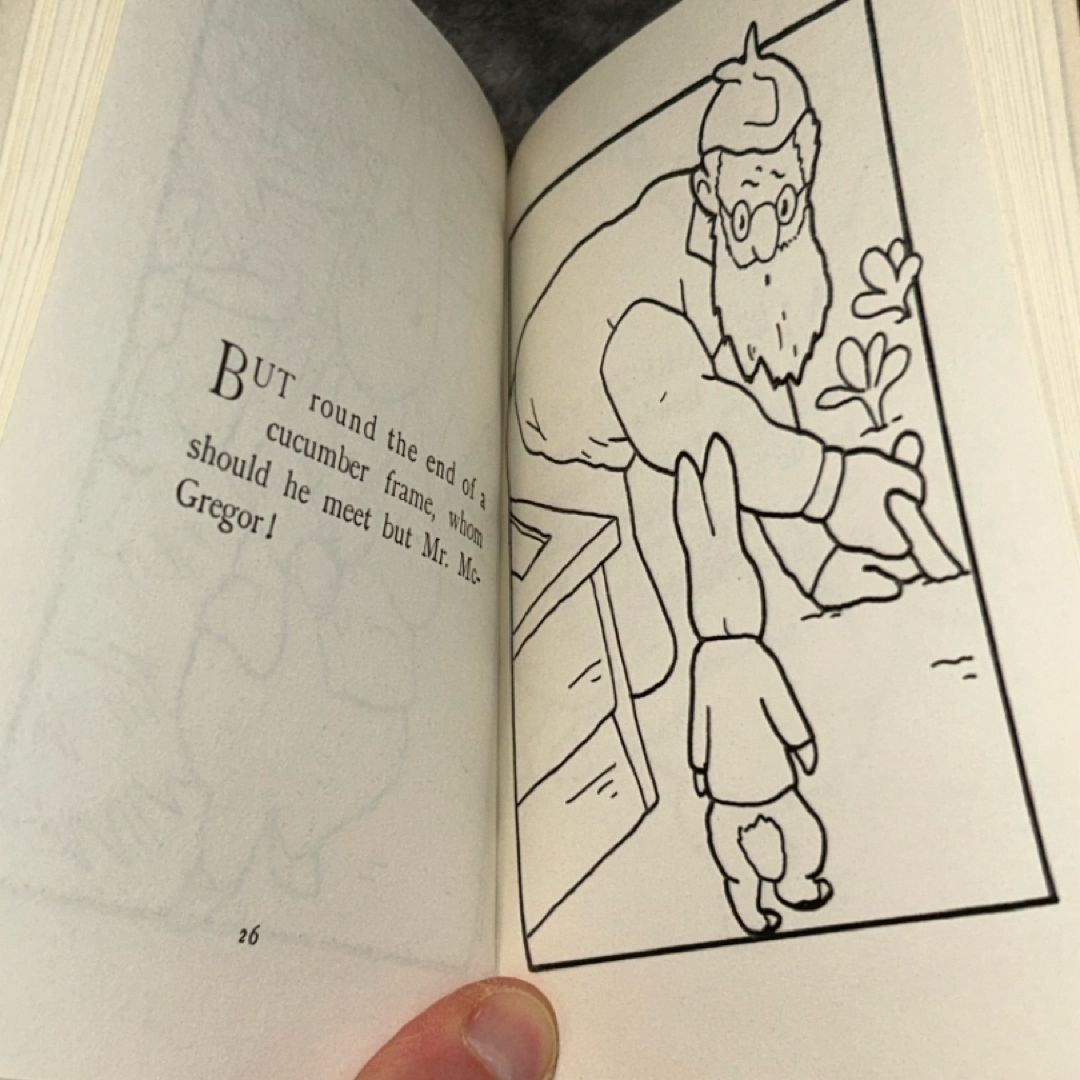 The Tale of Peter Rabbit Coloring Book by Beatrix. Potter, Anna Pomaska