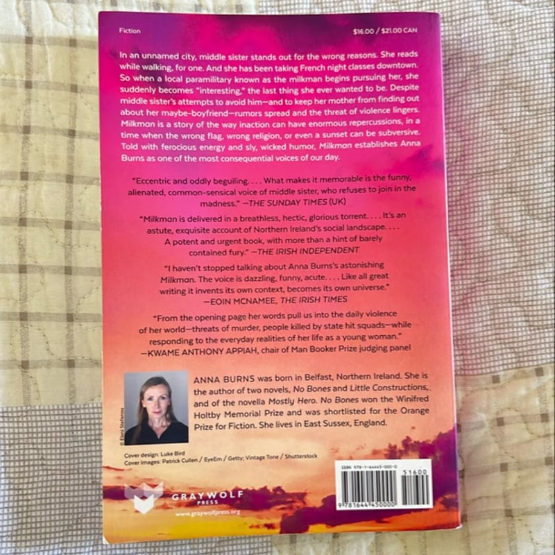 Milkman by Anna Burns, Paperback | Pangobooks