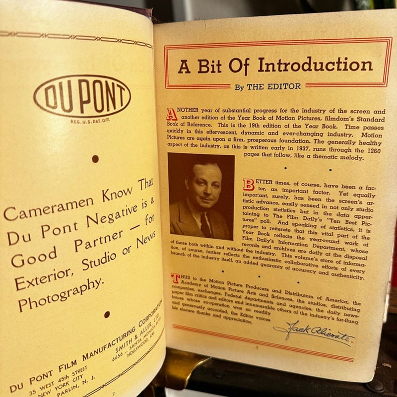 Vintage 1937 FILM DAILY YEAR BOOK~3 Stooges~Mickey Mouse~Spanky from ...