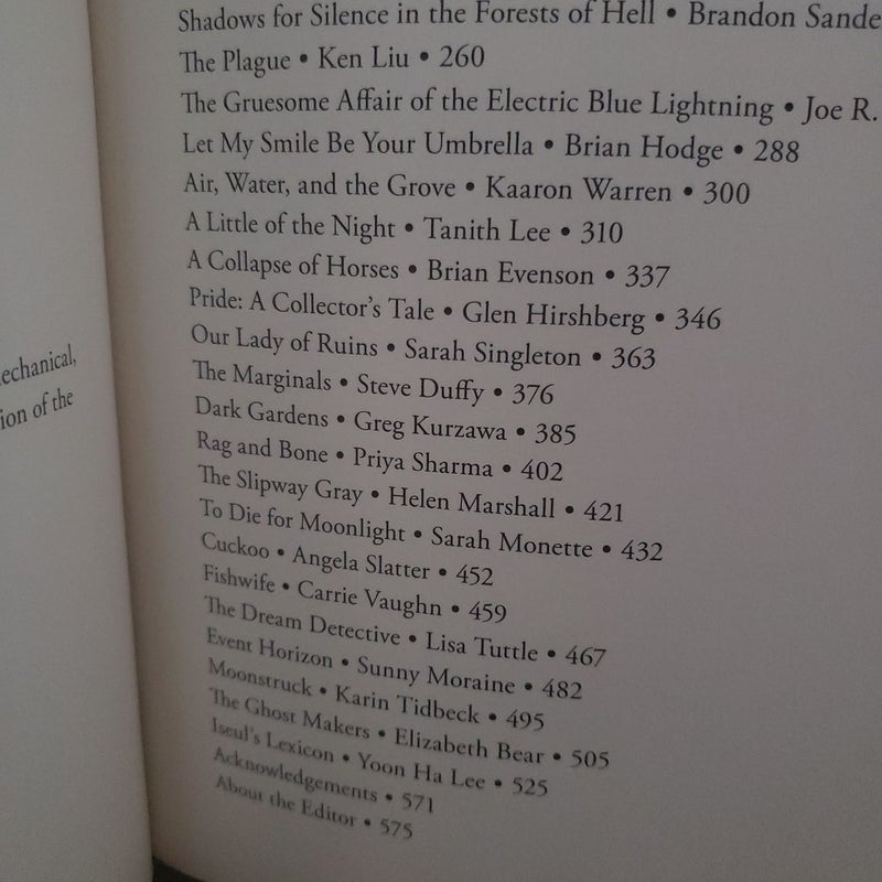 The Year's Best Dark Fantasy and Horror 2014 Edition by Laird Barron ...