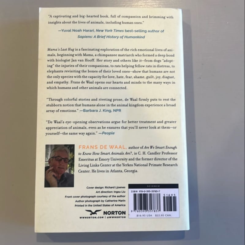 Mama's Last Hug by Frans de Waal, Paperback | Pangobooks