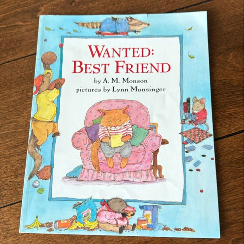 Wanted: Best Friend by A.M. Monson, Paperback | Pangobooks