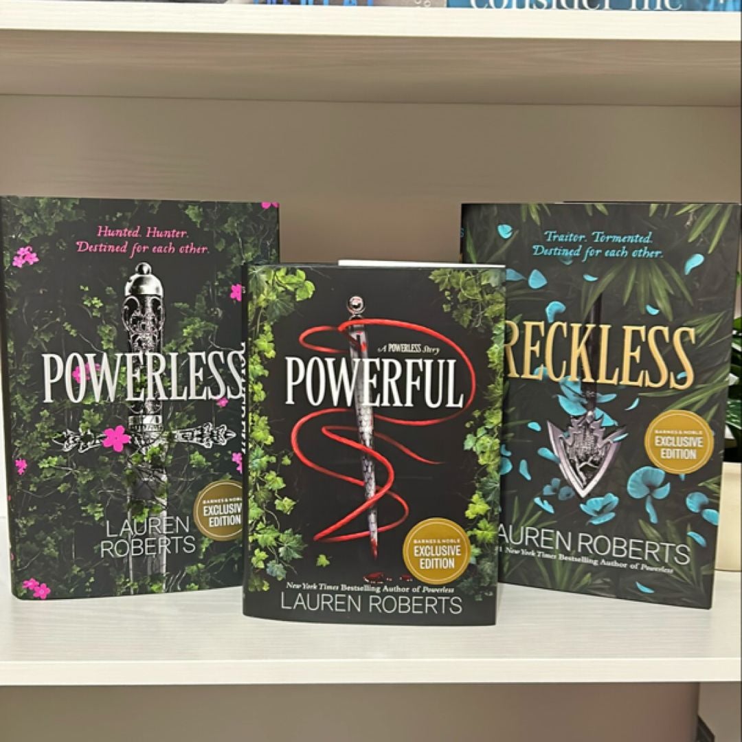 BARNES AND NOBLE EXCLUSIVE POWERLESS SERIES SET by Lauren Roberts ...