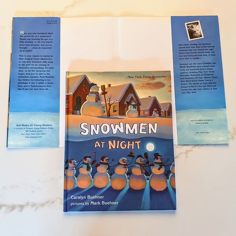 Snowmen at Night by Caralyn Buehner