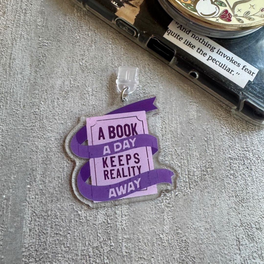 Kindle Dust Plug Charm - Reality Away by Handmade, Paperback | Pangobooks