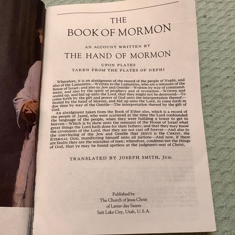The Book of Mormon by The Church of Jesus Christ of Latter-Day Saints ...