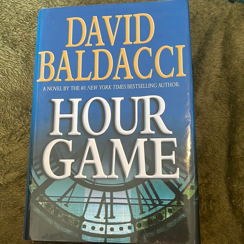 Hour Game *large print by David Baldacci, Hardcover | Pangobooks