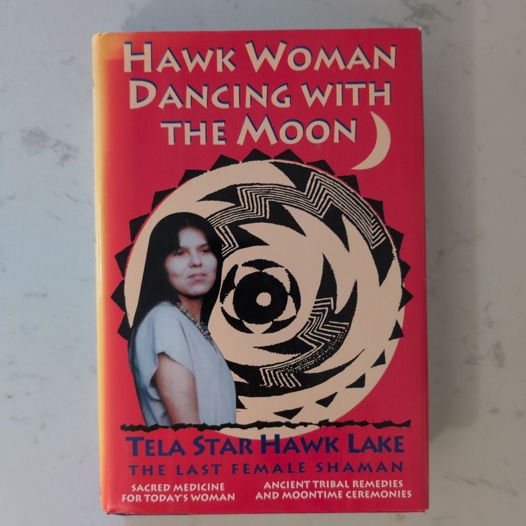 Hawk Woman Dancing with the Moon by Tela S. Lake