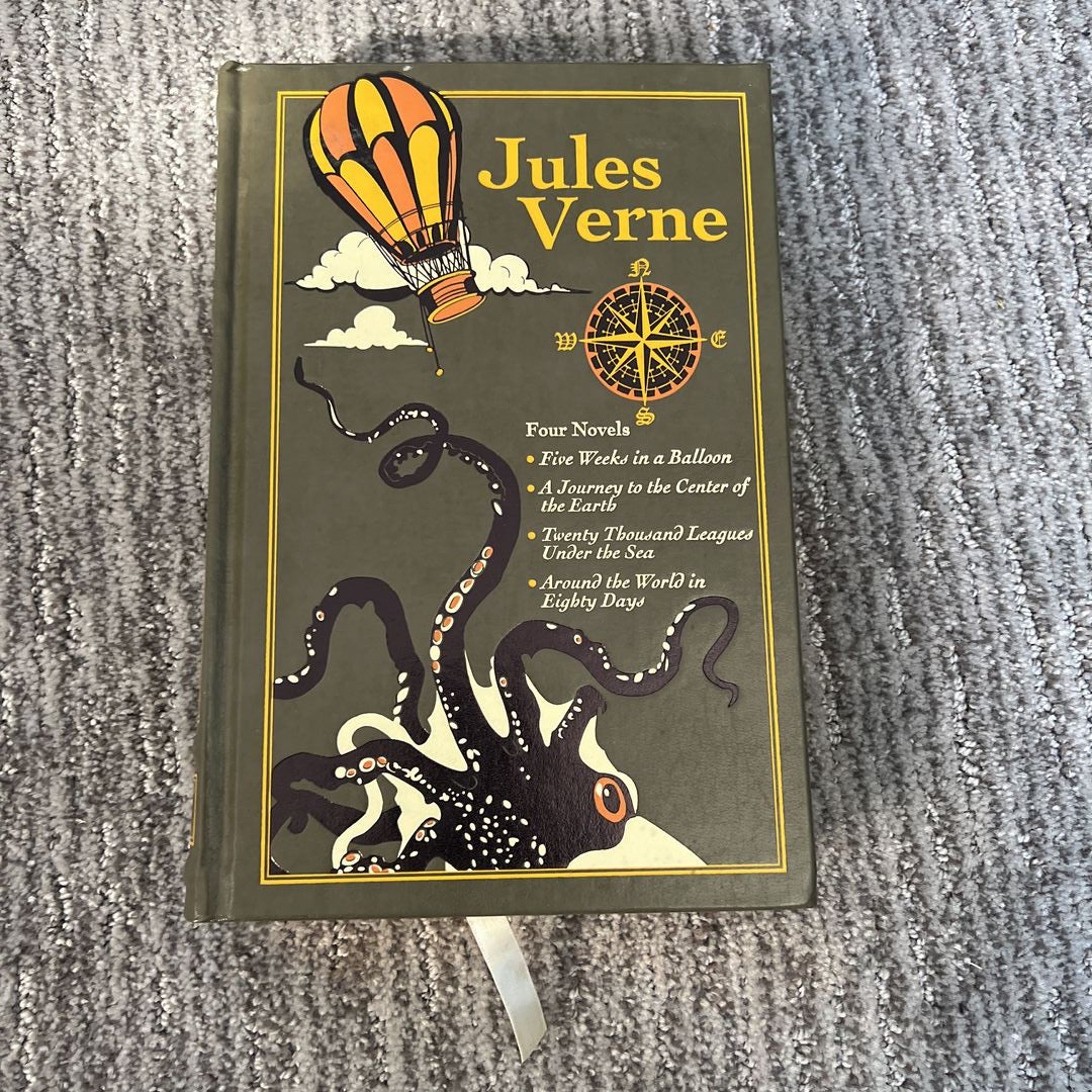 Leatherbound Jules Verne Collection by Jules Verne, Hardcover | Pangobooks