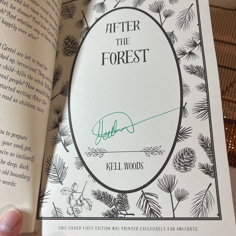After The Forest *OWLCRATE SIGNED EDITION* by Kell Woods , Hardcover ...