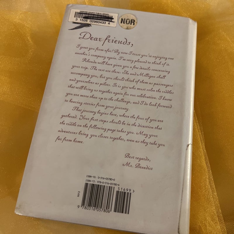 The Mysterious Benedict Society and the Perilous Journey by Trenton Lee ...