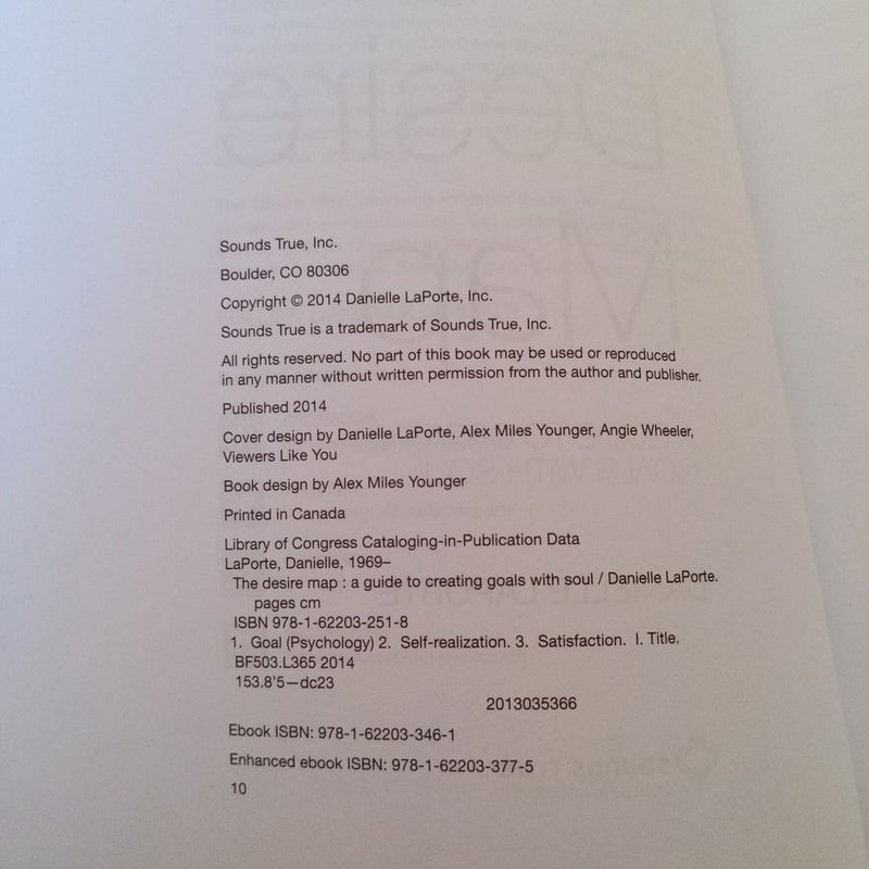 The Desire Map by Danielle LaPorte