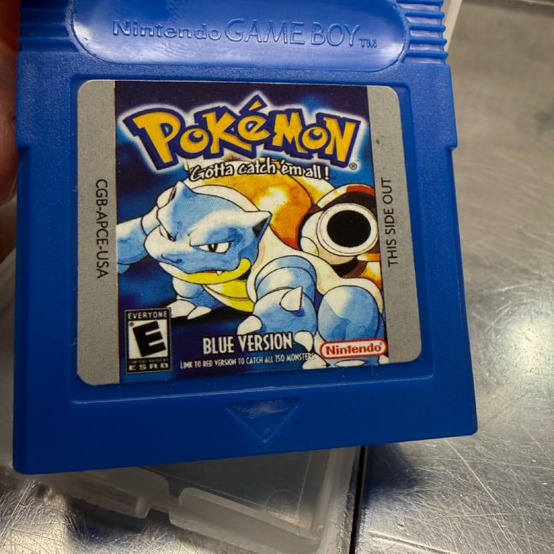 Pokemon Blue Version Gameboy REPRODUCTION by Nintendo , Hardcover ...