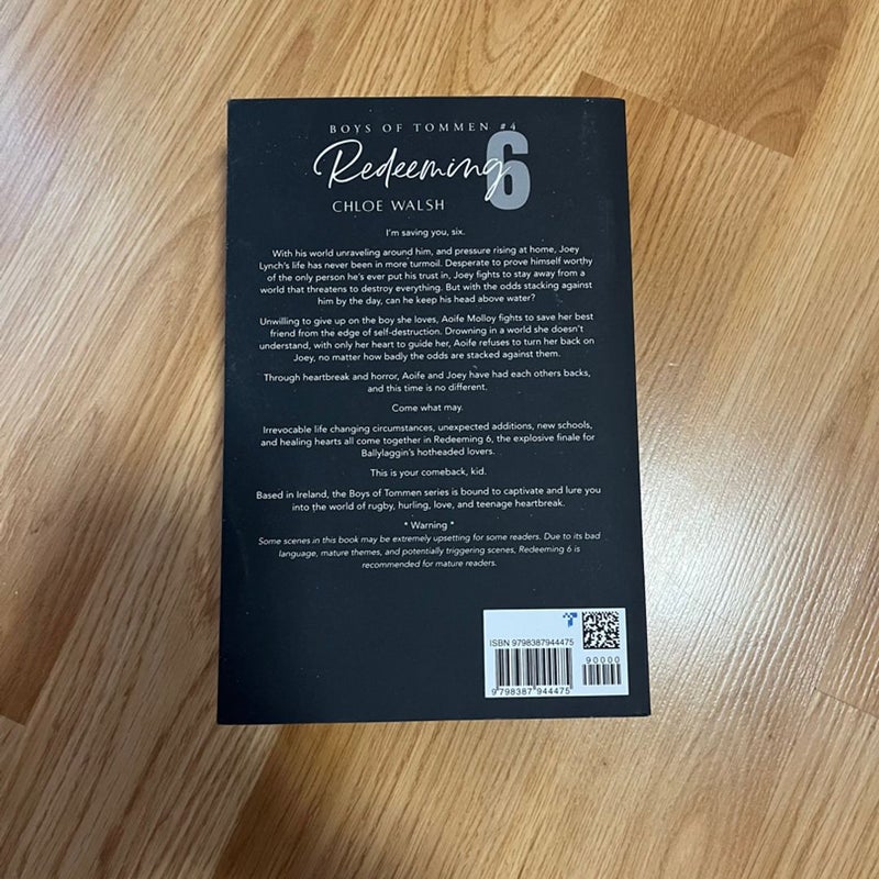 Redeeming 6 - Alternative Cover: Boys of Tommen #4 (OOP) by Chloe Walsh ...