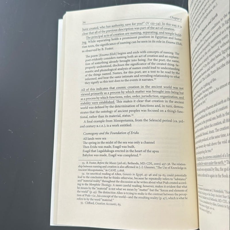 Genesis 1 As Ancient Cosmology by John H. Walton