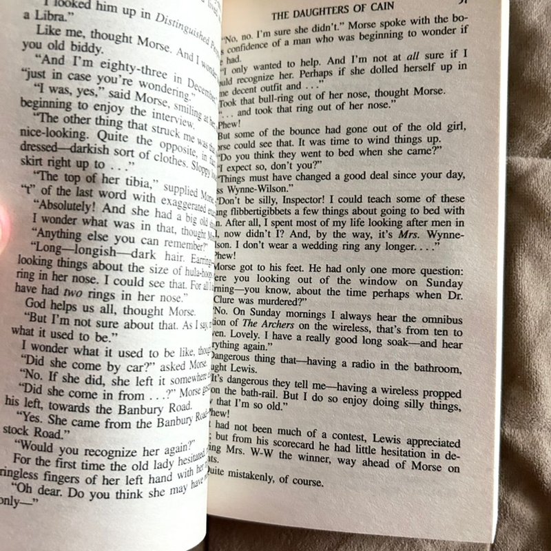 Daughters of Cain by Colin Dexter, Paperback | Pangobooks