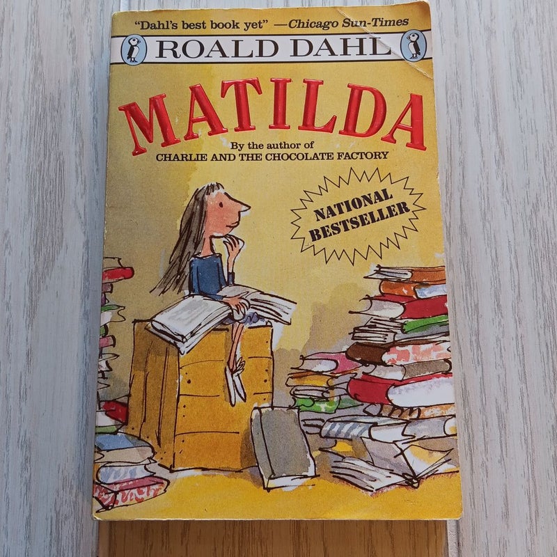 Matilda Book Cover Roald Dahl