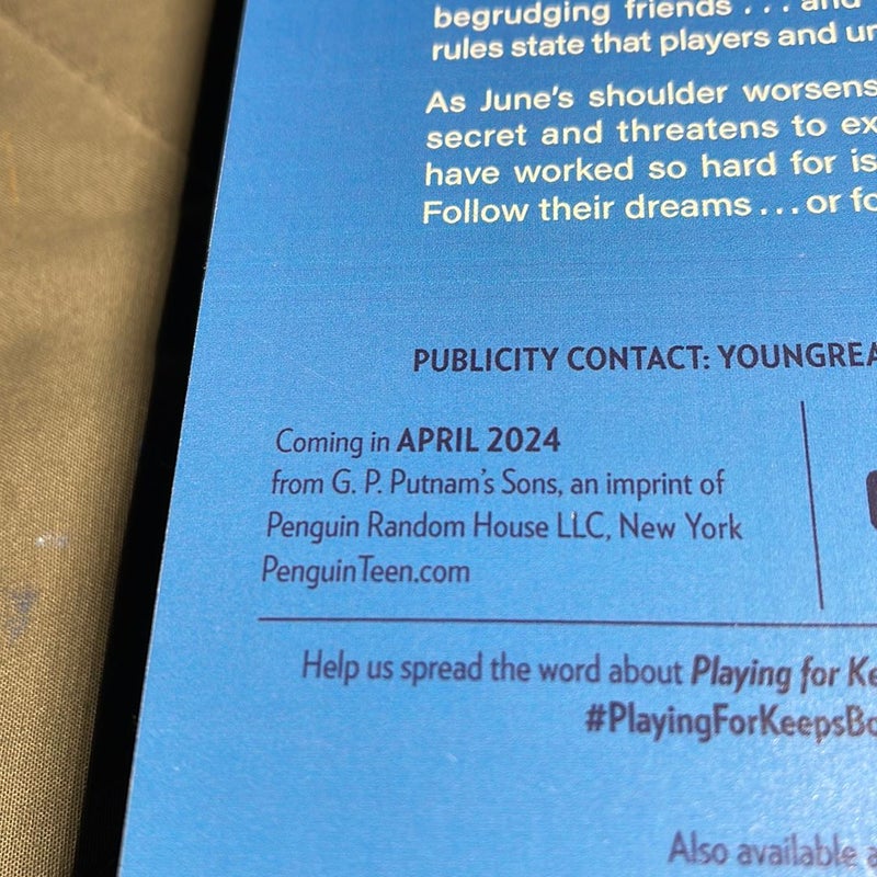 Playing for Keeps ARC by Jennifer Dugan, Paperback | Pangobooks