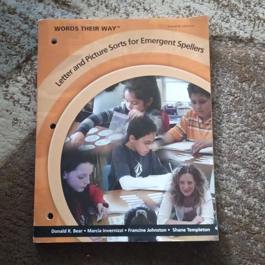 Words Their Way Letter and Picture Sorts for Emergent Spellers by ...