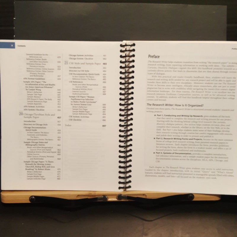 The Research Writer, Spiral Bound Version by John Van Rys, Verne Meyer, Patrick Sebranek