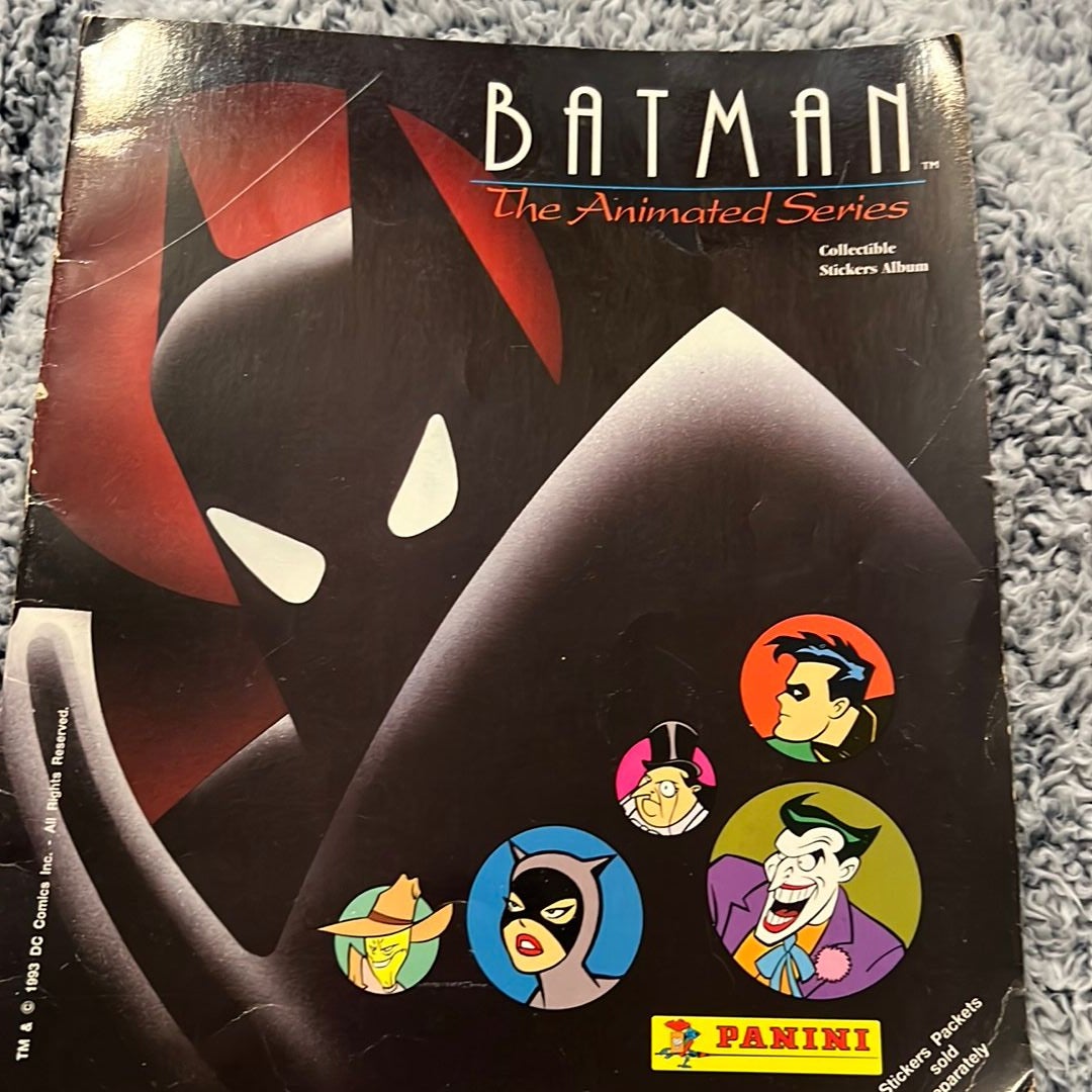 Batman vintage sticker album 1993 by Panini, Paperback | Pangobooks