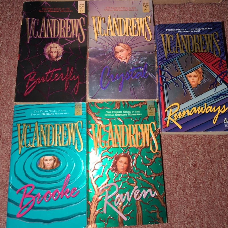 V. C. Andrews lot of 12 Shooting Stars Orphans Wildflowers by V. C ...