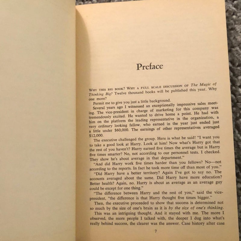 The Magic of Thinking Big by David J. Shwartz, Paperback | Pangobooks