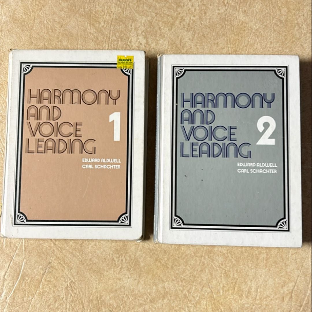 Harmony and Voice Leading by Edward Aldwell, Carl Schachter