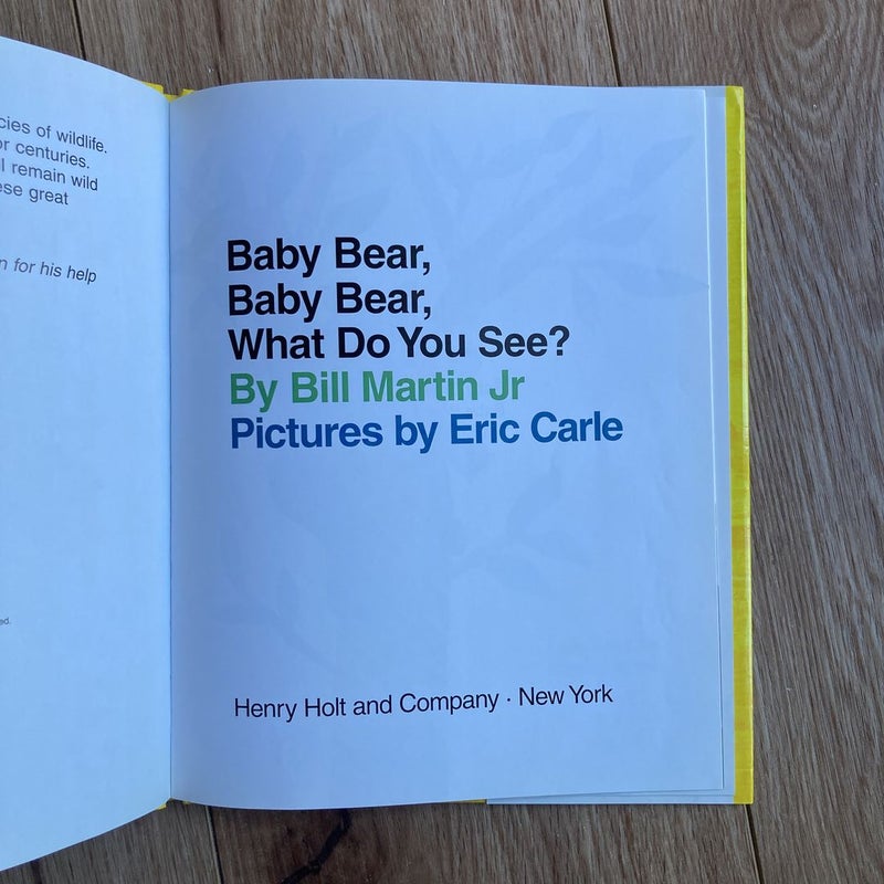 Baby Bear, Baby Bear, What Do You See? Board Book by Bill Martin ...